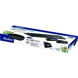 Aqueon Deluxe LED Full Hood - Black - 24"