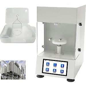 VTSYIQI Surface Tension Measurement Equipment Automatic Surface Tensiometer Interfacial Tensiometer with Tensiometer Platinum Ring Measuring Range 0-1000mN/m Resolution 0.1mN/m 110V