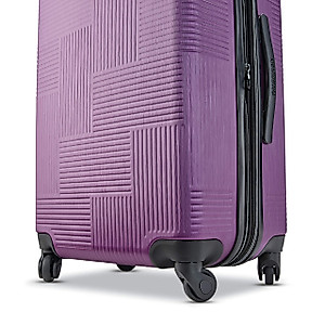American Tourister Stratum XLT Expandable Hardside Luggage with Spinner Wheels, Power Plum, Carry-On 21-Inch