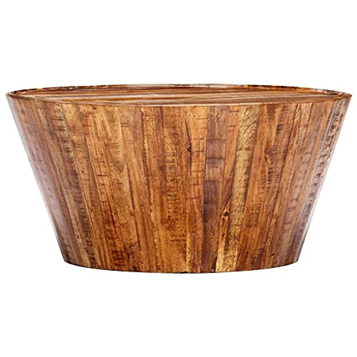 vidaXL Coffee Table 25.6"x25.6"x13" Solid Rough Mango Wood