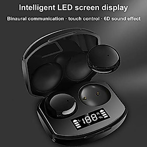 #t0S370 Bluetooth 5 0 Wireless Girl Fashion Sports Earbuds Mini Twins Earphone Mic