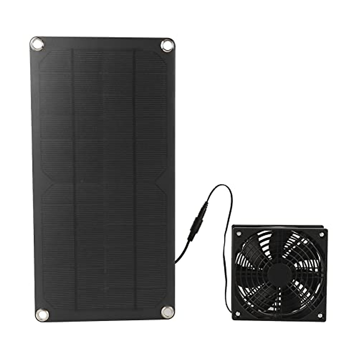 Solar Panel Fan Kit Greenhouse Household Supply Pet Chicken 20W 20W Without Function for Pet Fanner Greenhouse Garden Solar Panels