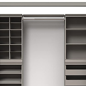 ClosetMaid Modular Storage Shelf and Hang Rod Kit, Taupe