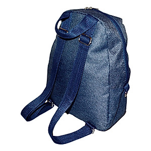 Small Mini 11 inch Fashion Backpack Purse Travel (Denim Blue)