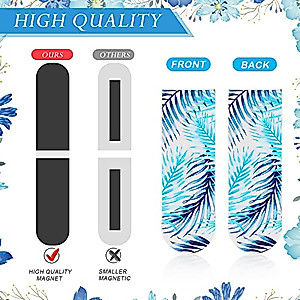 30 Pieces Magnetic Bookmarks Floral Page Clips Flowers and Plants Magnet Page Markers Assorted Book Markers Set for Women Girls Reading School Library Supplies