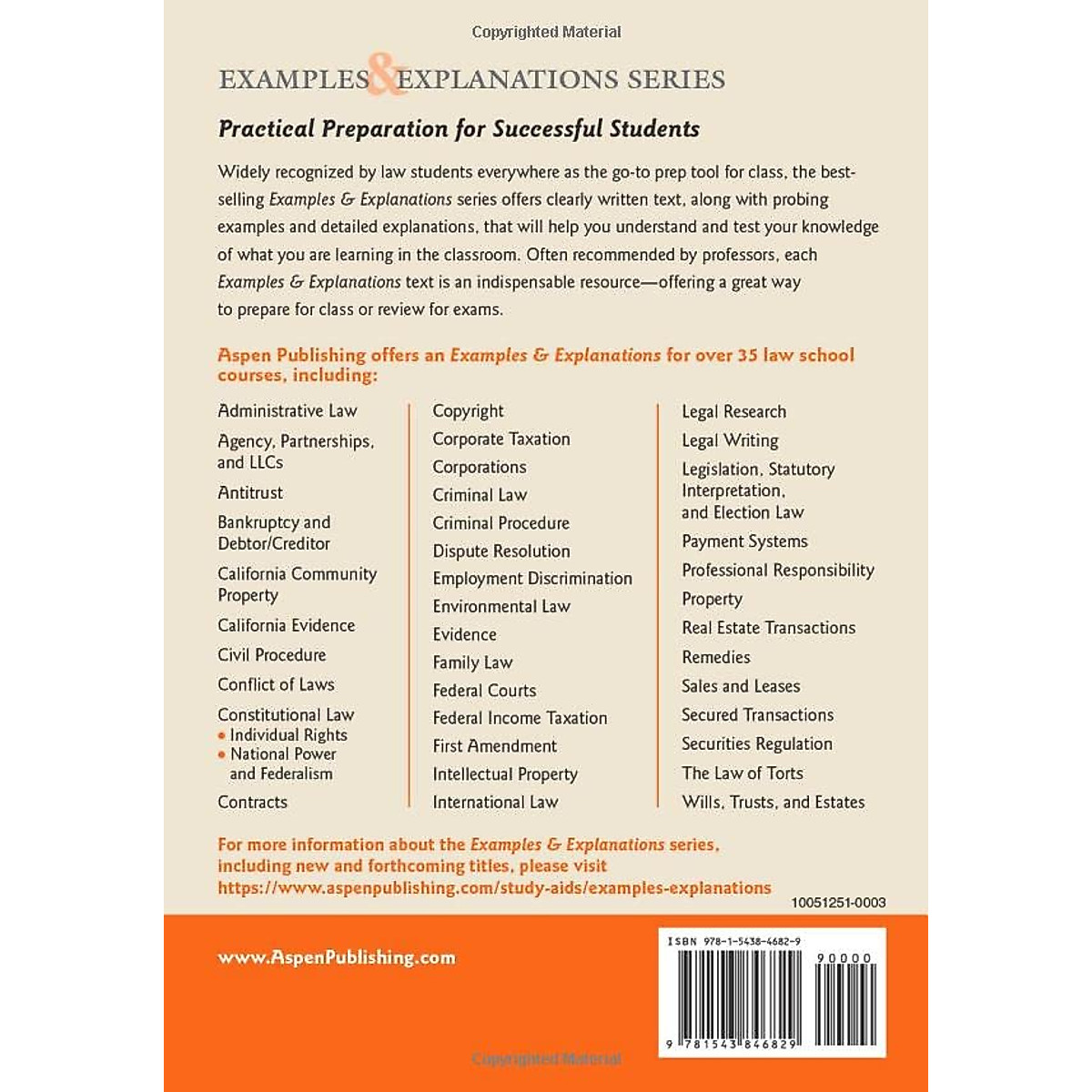 Examples & Explanations for Wills, Trusts, and Estates (Examples & Explanations Series)