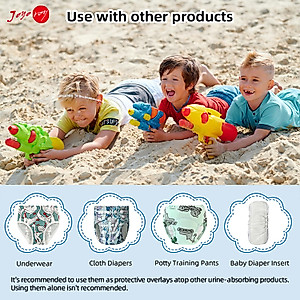 Joyo roy 4Pcs Rubber Training Pants for Toddlers 2T Plastic Underwear Covers for Potty Training Diaper Cover Rubber Pants for Toddlers Training Pants Boys Swim Diaper Covers for Toddlers Plastic Pants