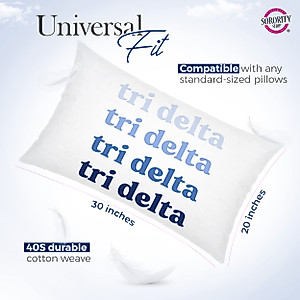 Sorority Shop Sigma Gamma Rho Pillowcase – Ombre Design, 100% Cotton Pillow Case Standard Size