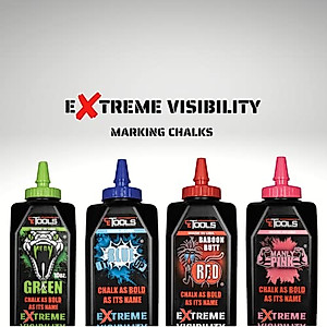 CE TOOLS Mean Green® EXTREME VISIBILITY Marking Chalk - Made in USA