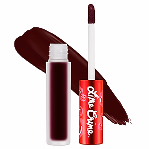 Lime Crime Velvetines Liquid Matte Lipstick, Bloodmoon (Deepest Blood Red) - Bold, Long Lasting Shades & Lip Lining - Stellar Color & High Comfort for All-Day Wear - Talc-Free & Paraben-Free
