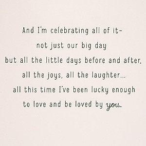 Hallmark Our Anniversary Card celebrating us Love), celebrating us (499RZB1025)