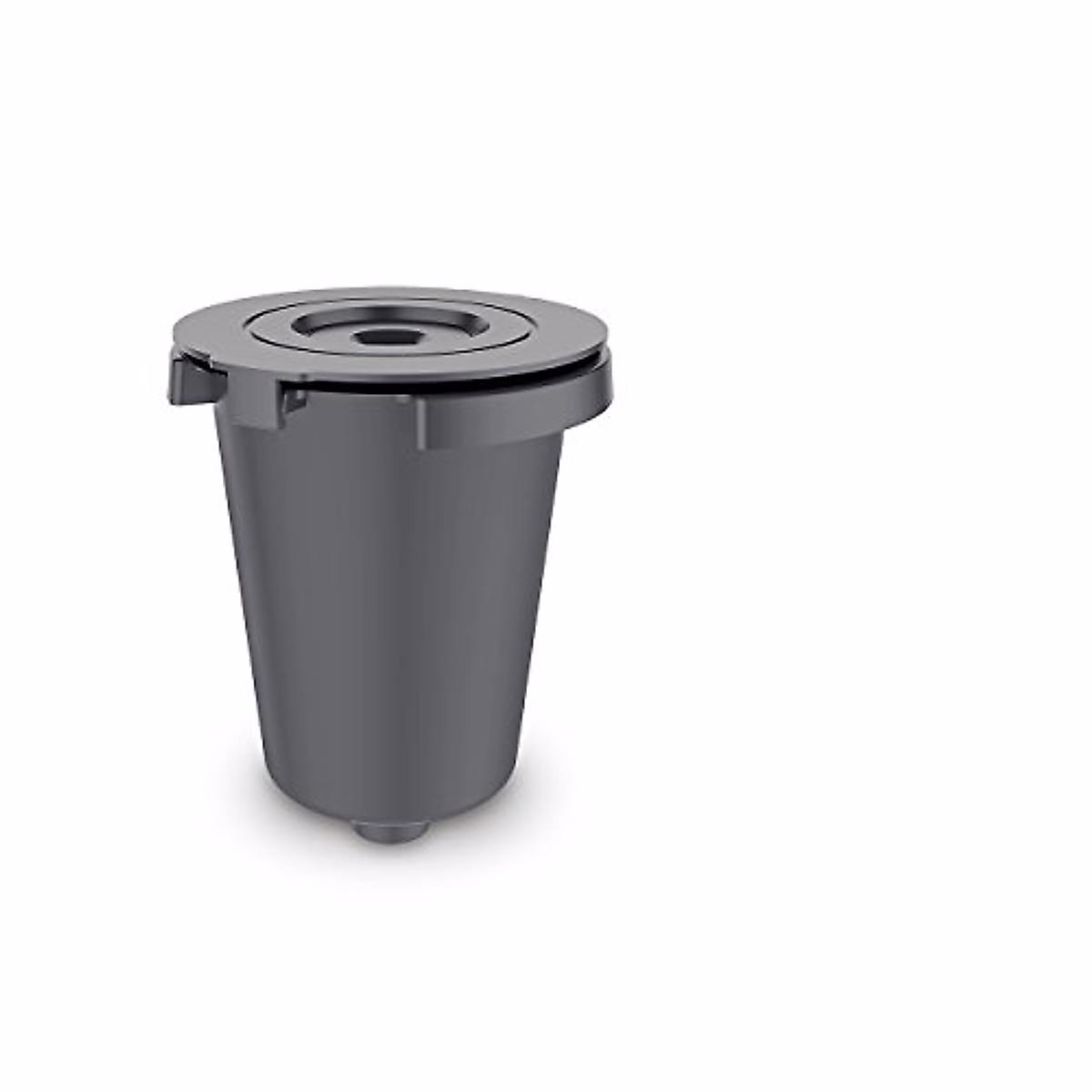 Cuisinart SS-5P1 Single Serve Brewer Coffemaker, 40 oz, Silver & HomeBarista Reusable Filter Cup, Gray