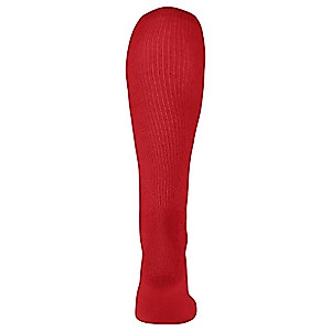 CHAMPRO Standard Multi-Sport Athletic Compression Socks for Baseball, Softball, Football, and More, Scarlet, Small