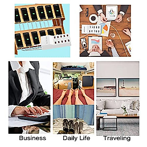 MaxLax USB Charger Station,10-Port 50W/10A Multiple USB Charging Station,Multi Ports USB Charger Charging for Smartphones，Tablets，and Other USB Devices.