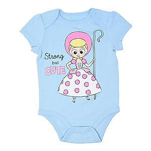 Disney Pixar Toy Story Jessie Bo Peep Newborn Baby Girls 5 Pack Short Sleeve Bodysuits Toy Story Newborn