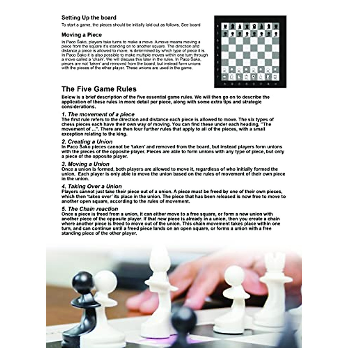 Paco Sako Peace Chess Game, Super Fun for Chess Lovers, Make Peace While Playing Chess, not War - Chess Set Board Game for Peace Makers