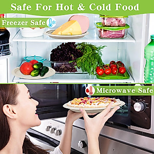 50 PCS Compostable Paper Plates, 9" Heavy Duty Disposable Plates, Biodegradable Sugarcane Fiber Natural Bagasse Party Plates Microwave Safe Dinner Plates Bulk for Daily Use Birthday Wedding Picnic