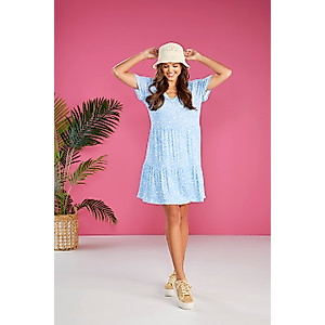 Mud Pie Women Woven Bucket Hat, Cream, One Size