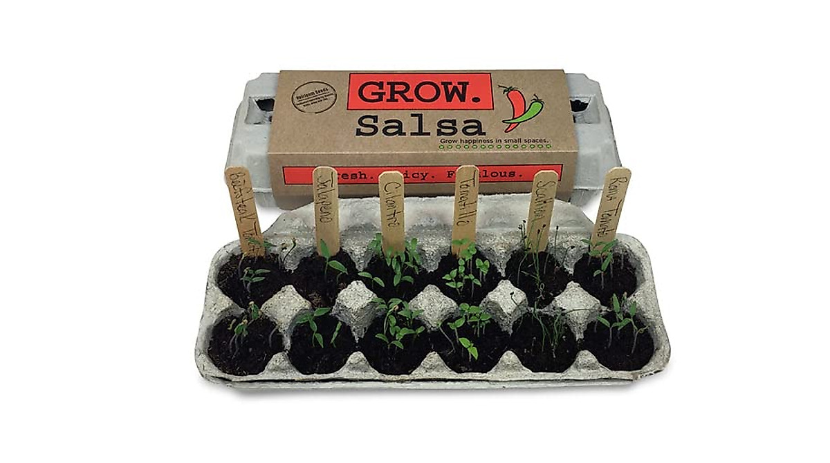 Grow Your Own Salsa Garden Kit - Heirloom Seeds & Recipes