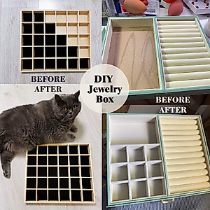 17.7 by 100 Inches Self-Adhesive Velvet Fabric,Flocked Fabric for Jewelry Boxes, Glasses Boxes, Tea Boxes, Watch Boxes, Cosmetic Boxes(Beige White)