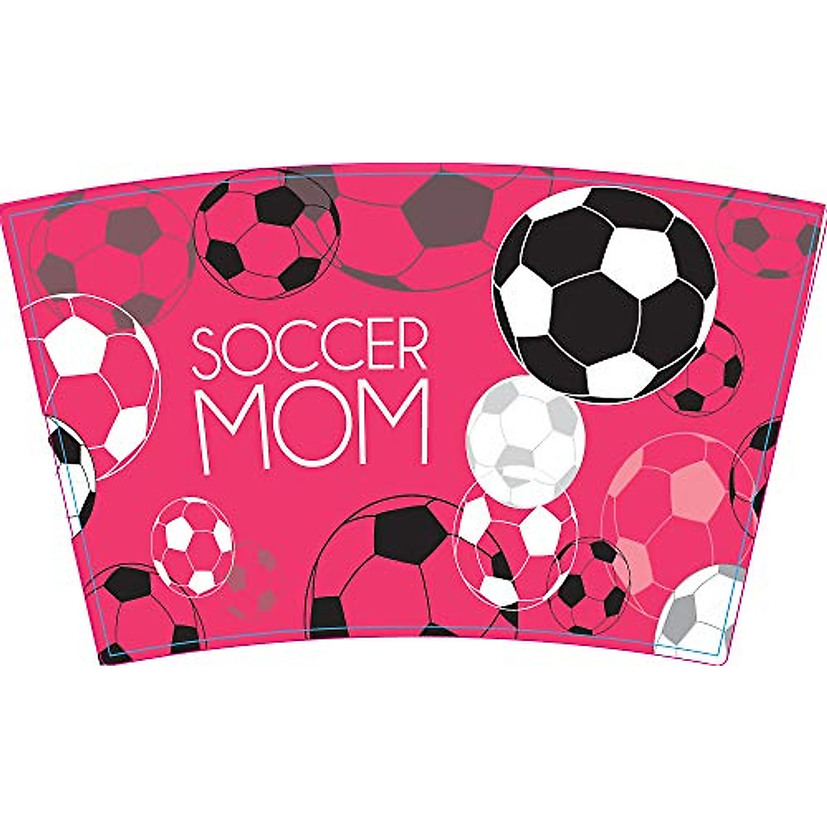 Elanze Designs Soccer Mom Stainless Steel 16 oz Travel Mug with Lid