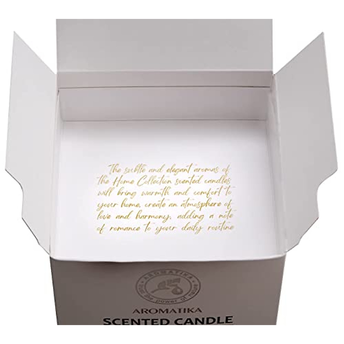 Scented Candle Vanilla Kiss - Aromatherapy Candle - Soywax Candle with Vanilla Extract - Up to 45 Hours Burn Time - Glass Candle Gift - Home Scented Candles - Luxury and Sensual Soy Wax Candle