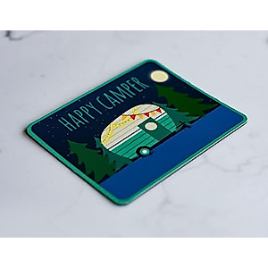 Lexington Kentucky Souvenir 4 Inch Fridge Magnet Happy Camper