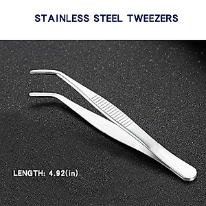 Generic Tick Removal Tool,Tick Remover for Dogs,Pet First aid kit Ttwister Tweezers,Tick Key,Dog Hiking Camping Gear,Cat flea and tick Treatment (1 Set), Metal ash