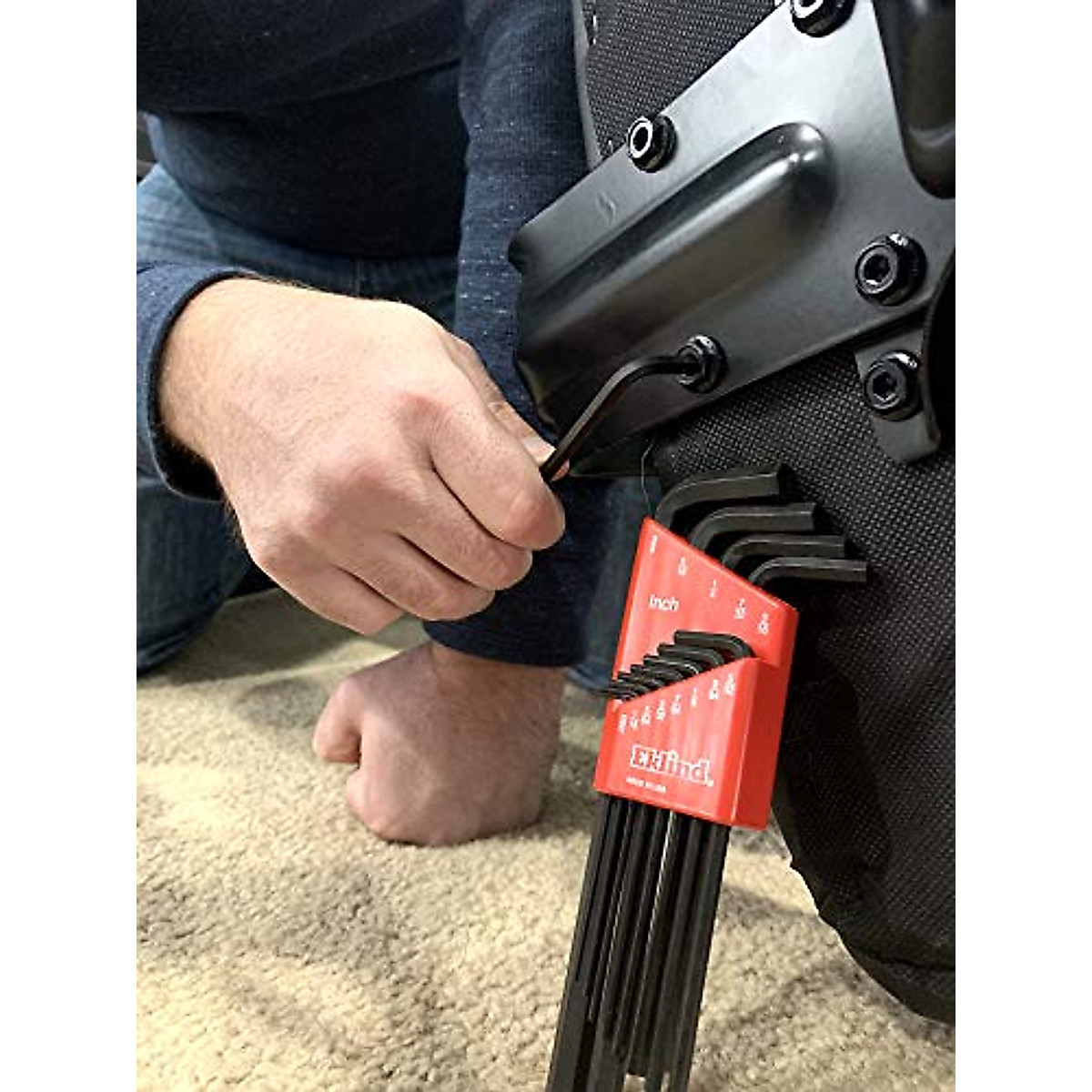 EKLIND 10213 Hex-L Key allen wrench - 13pc set SAE Inch Sizes .050-3/8 Long series