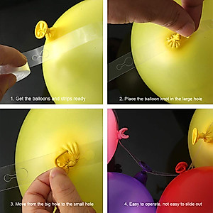 Balloon Arch kit & Balloon Garland Kit, 3 Rolls Balloon Arch Tape Strip with 3 Rolls Balloon Glue Point for Balloon Garland Strip for Birthday Wedding Baby Shower Party to Make Ballon Arch Garland