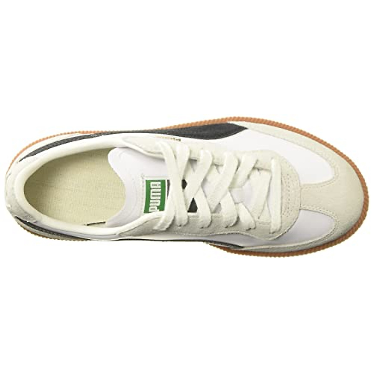 PUMA mens Super Liga Og Sneaker, Puma White-puma Black-puma Team Gold, 11 US