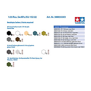Tamiya Models JSU-152 Russian Heavy Self-Propelled Gun