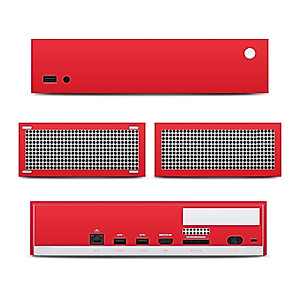 Head Case Designs Officially Licensed AC Milan Typography Art Matte Vinyl Sticker Gaming Skin Decal Cover Compatible with Xbox Series S Console