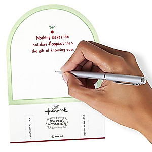 Hallmark Paper Wonder Pop Up Christmas Card Snow Globe (Woodland Creatures)