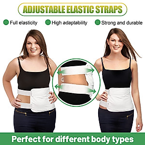 Castor Oil Pack Wrap- Reusable Organic Castor Oil Pack Kit for Women Gift Liver Detox- Bamboo Cotton Castor Oil Pack Compress with Storage Bag for Constipation Inflammation (Oil Not Included)