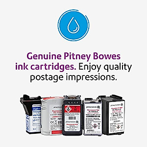 Pitney Bowes 765-9 Ink Cartridge for SendPro C Auto, DM300C™ & DM400C™ Series, Red Ink, 45 ml