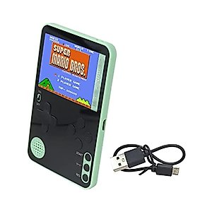 Qblahip Simple Arcade-Style Handheld Retro Video Game Console for Gameboy Built-in 500in1 Classic Games as Gift (Blue)