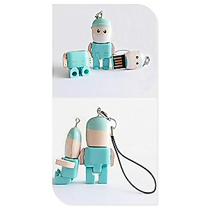 D-CLICK TM 4GB/8GB/16GB/32GB/64GB/Cool USB High speed Flash Memory Stick Pen Drive Disk (8GB, Doctor-Blue)