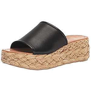 Dolce Vita Women's PABLOS Sandal, Black Leather, 8