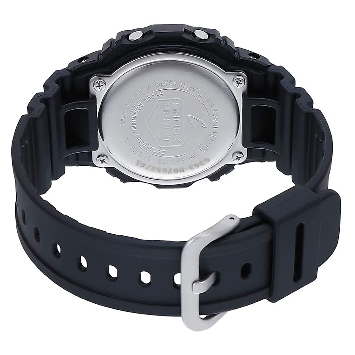 Casio Men's DW5600BB-1 Black Resin Quartz Watch with Digital Dial