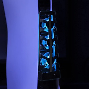 PS5 Controller Accessories, PS5 Controller Charger Station and PS5 Cooling Fans with LED Indicator