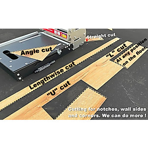 MantisTol 13" Pro SPC, LVP, LVT, WPC, RVP, VCT, PVC and Rigid Core Vinyl Flooring Cutter LVT-330; Cuts up to 5/16" (8mm) thick; Best Buy !