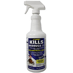J.T. Eaton Kills Bed Bugs Ii Insecticide Spray Multiple Insects Water-Based Deltamethrin 1 Qt