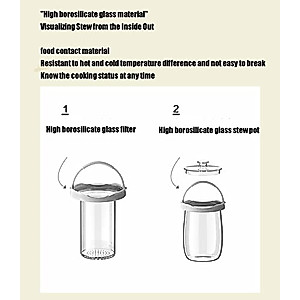 Household Multifunctional Tea Machine Health Pot Glass Kettle Intelligent Automatic Kettle Water Heater 1.5L with Filter Teapot Split Electric Teapot Anti-Dry Heat Preservation for 24 Hours A,1.5L (C