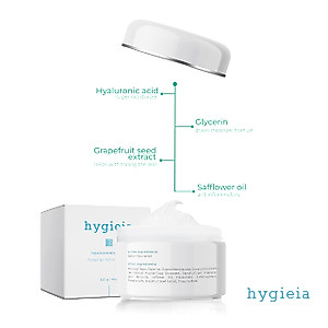 Hygieia + Encapsulated Hyaluronic Acid Face Moisturizer – Hydrating Liposomal Face Cream for Women & Men – Fast & Deep Cellular Absorption for Daily Skin Hydration, Firming, Toning & Elasticity, 4oz