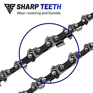 Loggers Art Gens Chainsaw Chain for 16-Inch Bar SG-S56, 3/8" LP Pitch - .050" Gauge - 56 Drive Links, Compatible with Craftsman/Sears, Echo, Homelite, McCulloch, Poulan, Worx, Chicago （3-Pack）