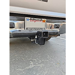 MAXXHAUL 50397 Trailer Hitch Riser for 2 Inch Receivers with 4 Inch Rise/Drop