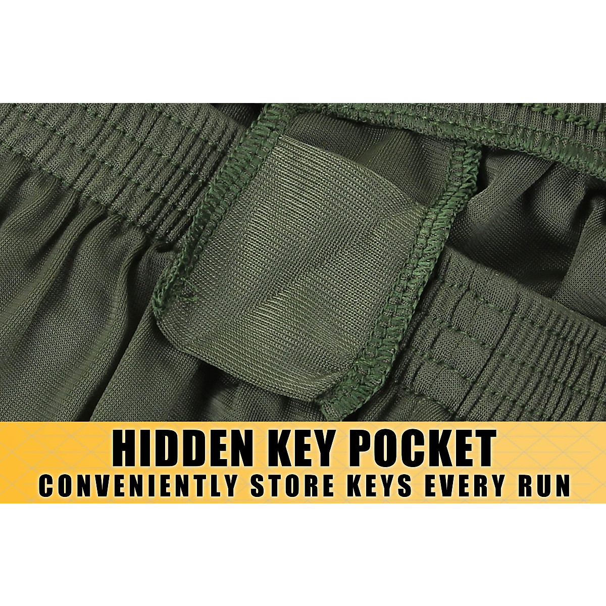 Condor Running Shorts (Black, Large)