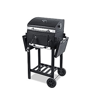JAK BBQ J 2000 Charcoal Grill outdoor with side tables grate in grate system charcoal grills outdoor cooking grills outdoor cooking charcoal bbq grill charcoal