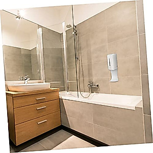 Cabilock 13 Pcs Water Tray Dispenser Spray Drip Tray Wall Drip Tray Foam Soap Dispenser Tray Soap Dispenser Catch Tray Wall Mount Soap Dispenser Hand Soap Plate Filling White Plastic